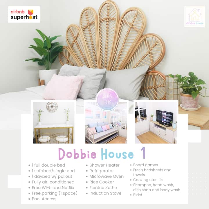 Dobbie House- Aesthetic 1br Condo W Free Parking - Bocaue