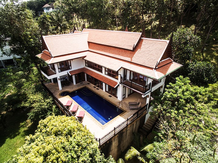 Spacious Full Sea View Pool Villa Close To Beach - Ko Samui