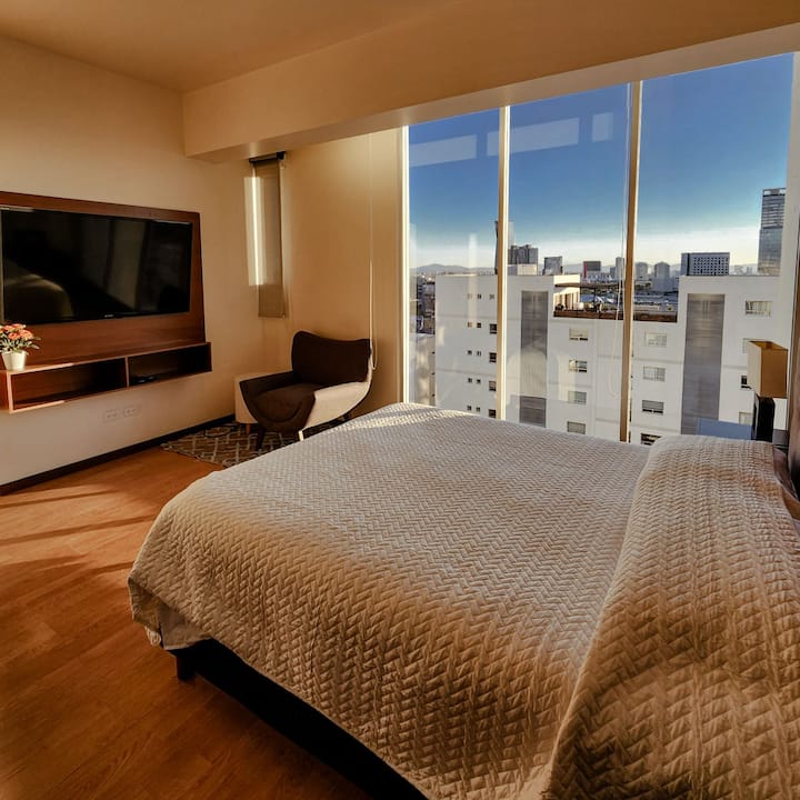 Vista Angelópolis. Comodidad En Estancias Largas. - Puebla