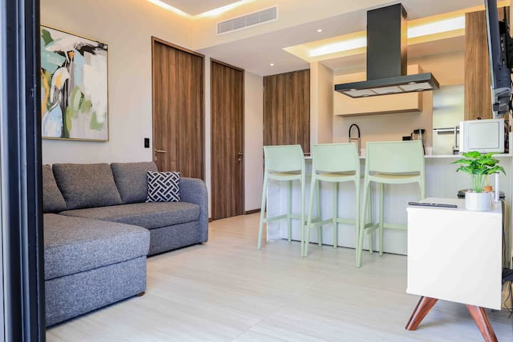 Hermoso Departamento. A La Orilla De La Playa. - Bucerías