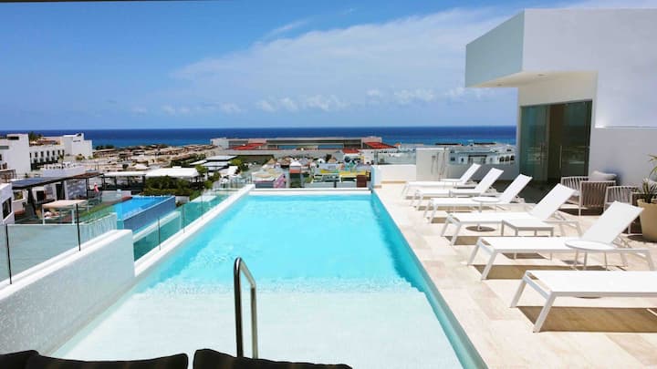Brand New Apartment With Ocean View Rooftop! - Playa del Carmen