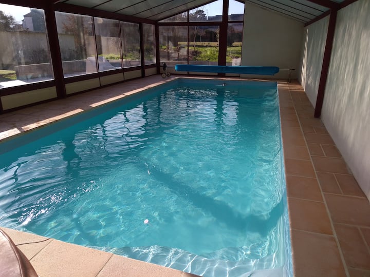 Maison 15 Personnes Avec Piscine Et Spa Couverts - Muzillac