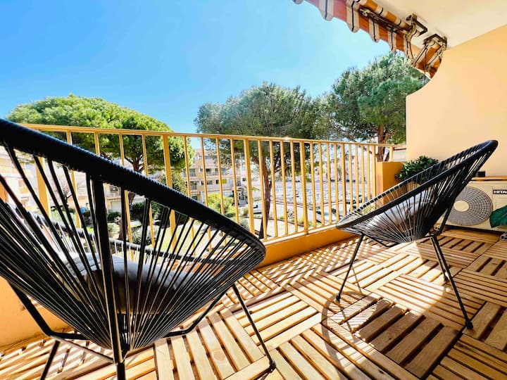 Marco Polo - Studio Avec Parking & Piscine - Mandelieu-la-Napoule