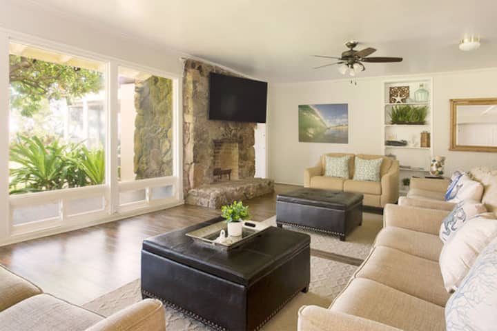 Kekela Estate - Sports Court Yard/jacuzzi/ac - Laie, HI