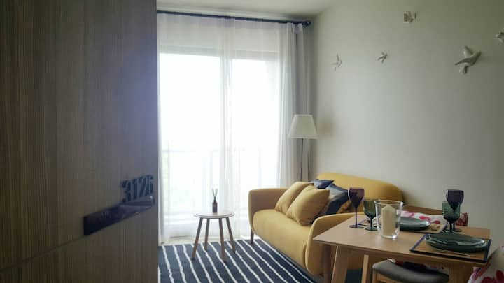Sea Breeze Stylish-1br Apt At Unixx I Inki Style - Pattaya City