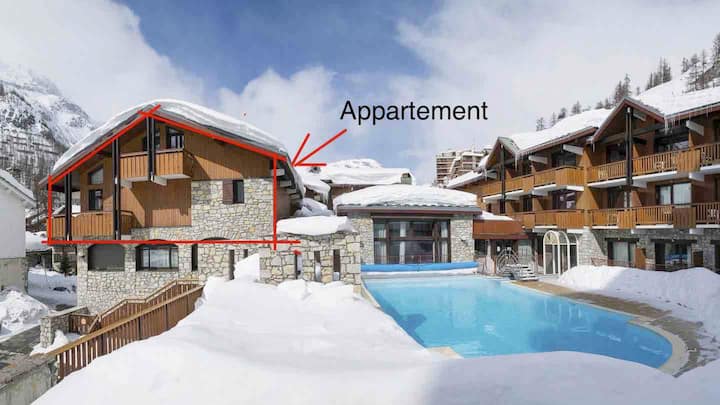 Duplex De 3 Chambres Et Deux Salles De Bains - Bonneval-sur-Arc