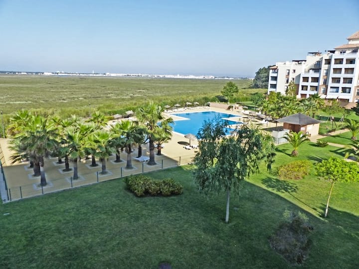 Apartamento Campo De Golf De Isla Canela. - Monte Gordo