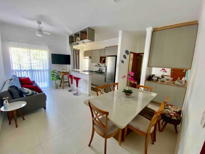 Novo!!! Varanda C/ Churrasqueira, Para 5 Hóspedes - Ubatuba