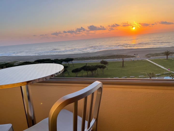 Vue Mer Incroyable! Fibre, Literie Confort - Canet-en-Roussillon