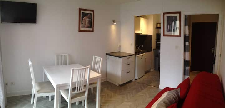 T2 Centre,wifi,pkg Privé,balcon,cave, Tout Confort - Ax-les-Thermes