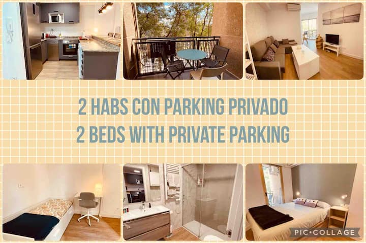 2 Beds/private Parking Included - Murcia
