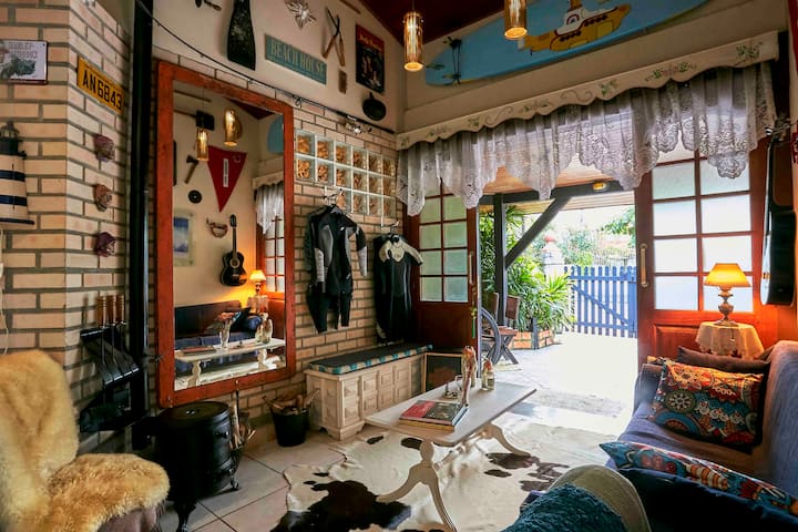 Quarto Hippie Chique A 100m Da Praia - Florianópolis