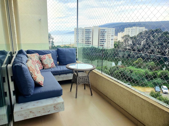 Acogedor Departamento Laguna Papudo Torre Flamenco - Papudo