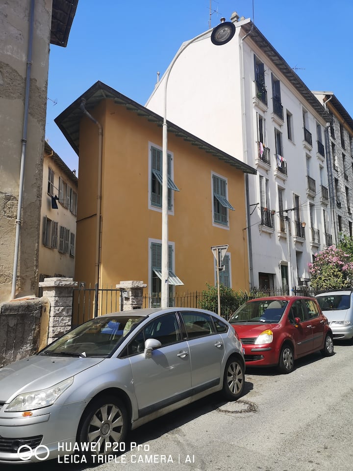 Studio 1er Etage, 5 Minutes Mer - Nice