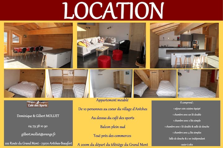 Grand Appartement Neuf Au Coeur D'arêches - Lac du Clou