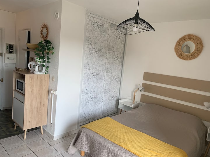 Jolie Studio Très Ensoleillé à 200m Des Thermes - Hérault