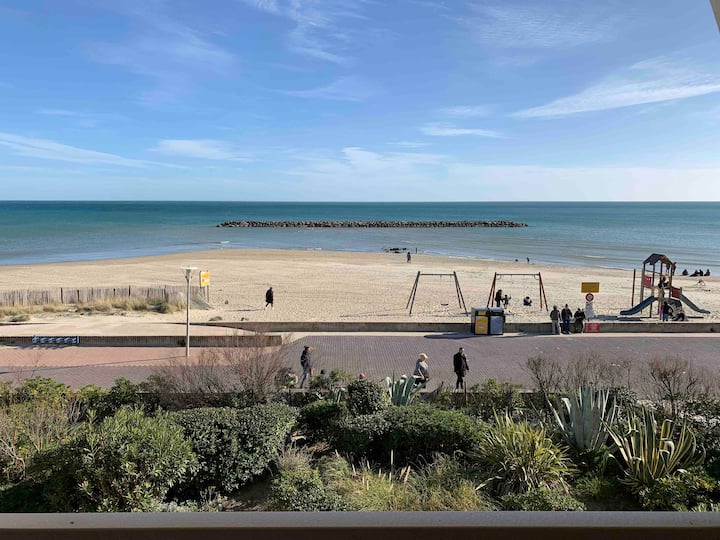 Studio Vue Mer, 1ère Ligne - Pérols