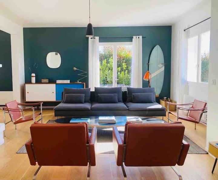 Jolie Maison Campagne Guethary/ahetze Vue Pyrénées - Pays basque français