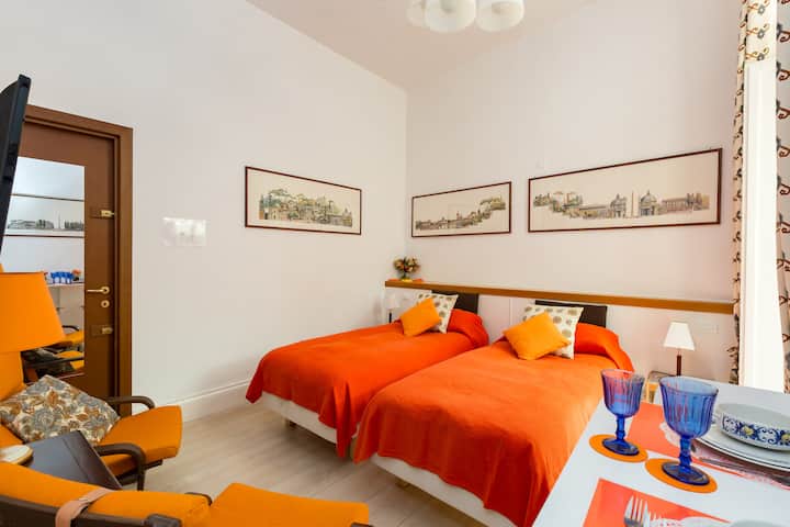 Orange Apartment - Rome