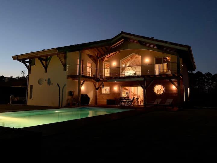 Superbe Villa Et Son Chalet Indépendant. - Lit-et-Mixe