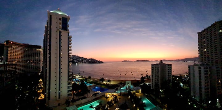 Moderno Departamento Con Espectacular Vista Al Mar - Acapulco