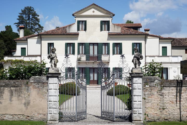 Portico Flat, Villa Veneta Con Parco, Venezia - 米拉