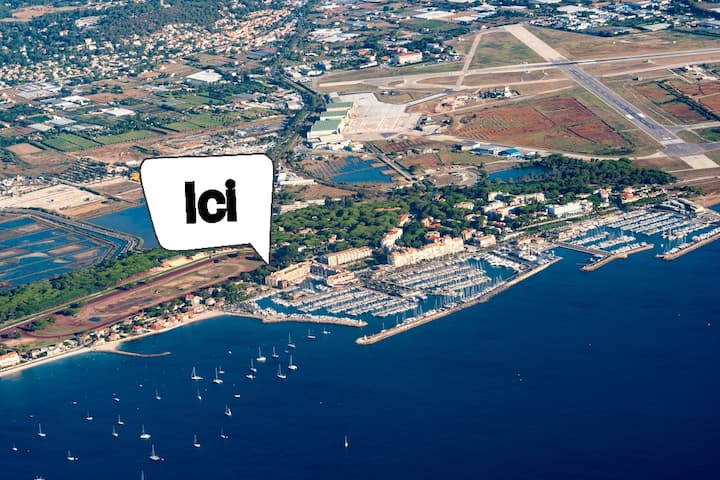 Studio "Soleil Bleu" Port De Hyères Plages à Pied - Presqu'île de Giens