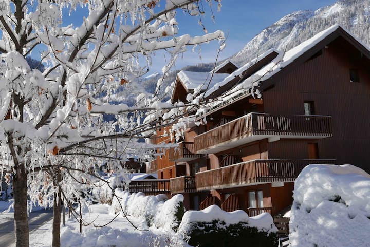 Serre Chevalier Appt 6 Pers Pied Pistes Alt1400m - Le Monêtier-les-Bains