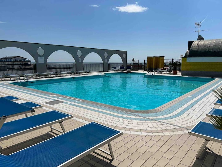 App.marev&v Residence Colombo Con Piscina+solarium - Caorle