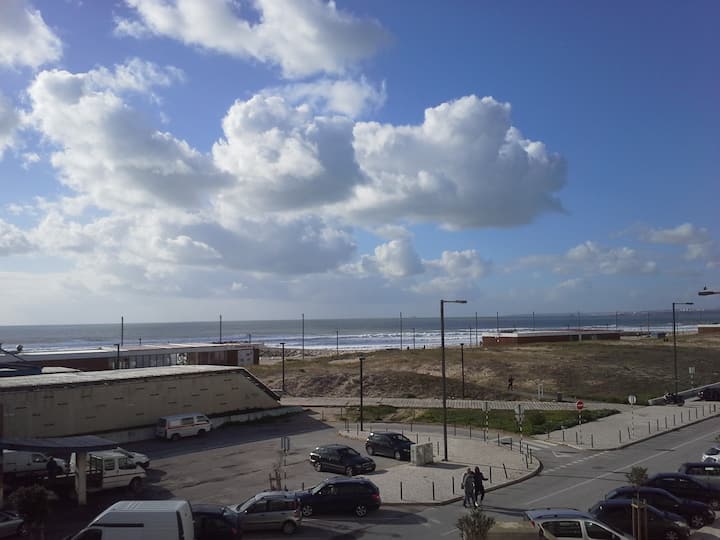 Apt Vista De Mar 1 Linha Frontal - Costa da Caparica