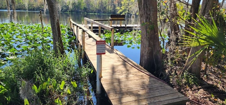 Bill's Fish Camp: House
Main Waterway Private Dock - Lake Broward, FL
