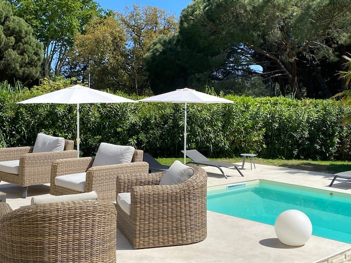 Villa Avec Piscine Privée Plage à 2 Mn à Pied - Grimaud