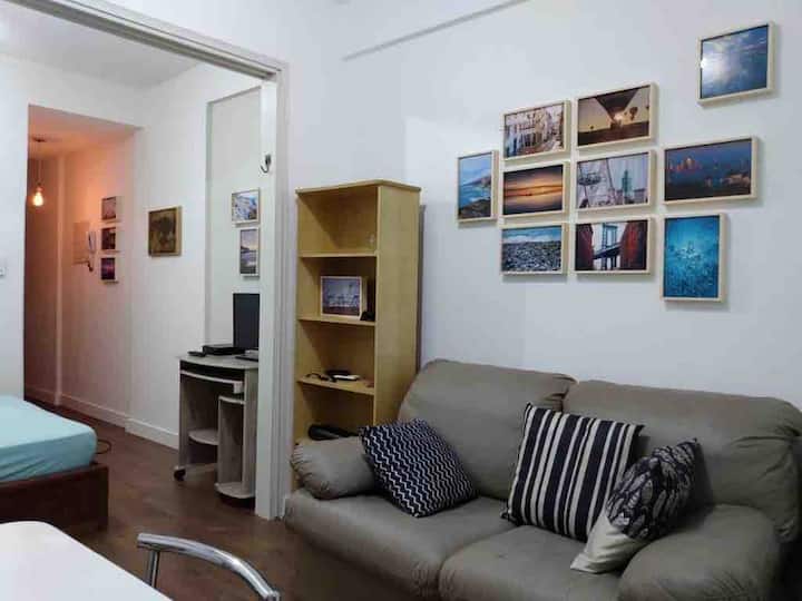 Apto Kitnet  Confortável Em São Vicente - Sao Vicente, Brazil