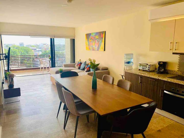 2 Bedroom, Rooftop Pool. In The Heart Of Playa - Playa del Carmen