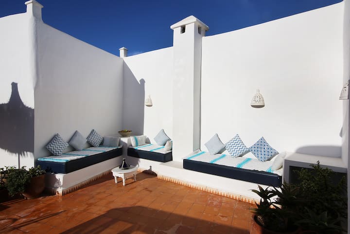 Superbe Riad Central Avec Terrasse - Essaouira
