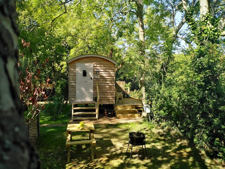 Lifton Shepherds Hut - Dorset Woodland Retreats - Swanage