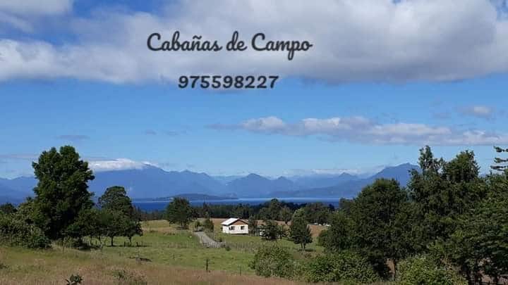Cabaña De Campo, Vista Al Lago - Lago Ranco