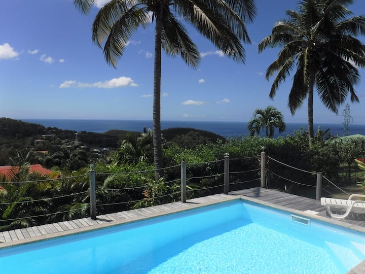 Villa Ti-nid'art Avec Vue Sur Mer - Guadalupe