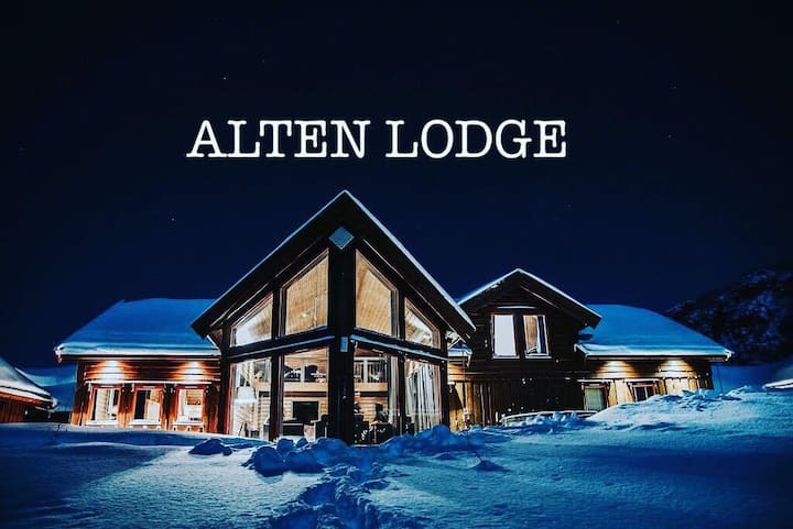 Alten Lodge Med Høy Standard, Tun Og Utsikt - Alta
