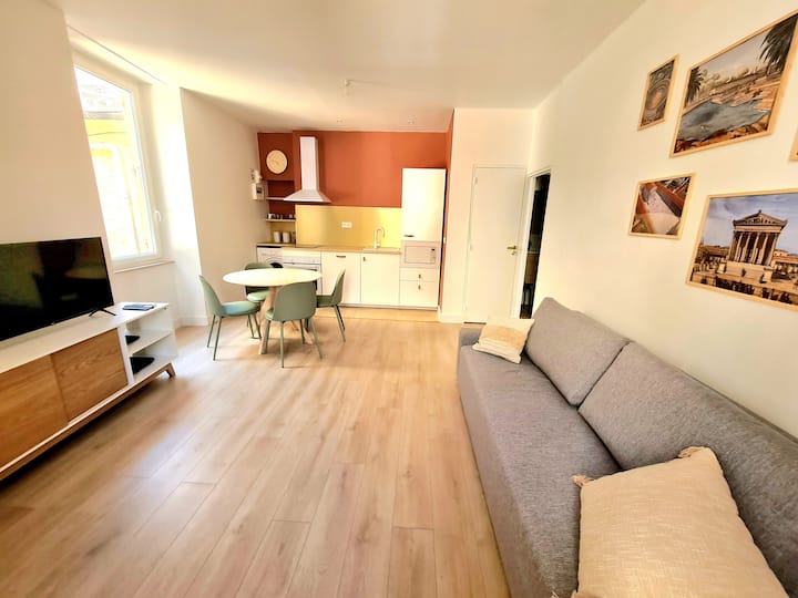 T2 Climatisé, Arènes Nîmes Calme - Nimes