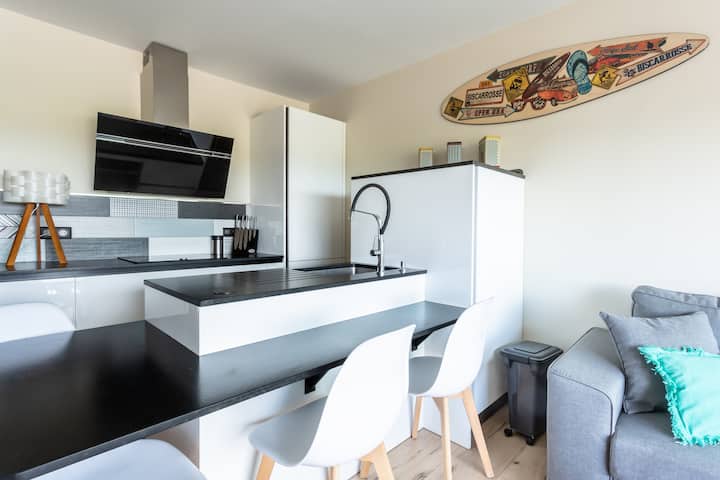 T1 Design Biscarrosse Plage Avec Vue Sur Mer - Biscarrosse