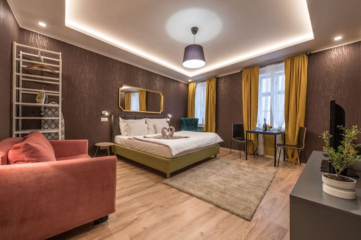 Downtown Renovated Apartment In Old Monastery - 프라하