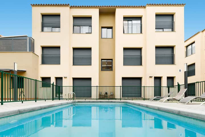 Estudio Estándar Vista Piscina Castell Beach - Gavà