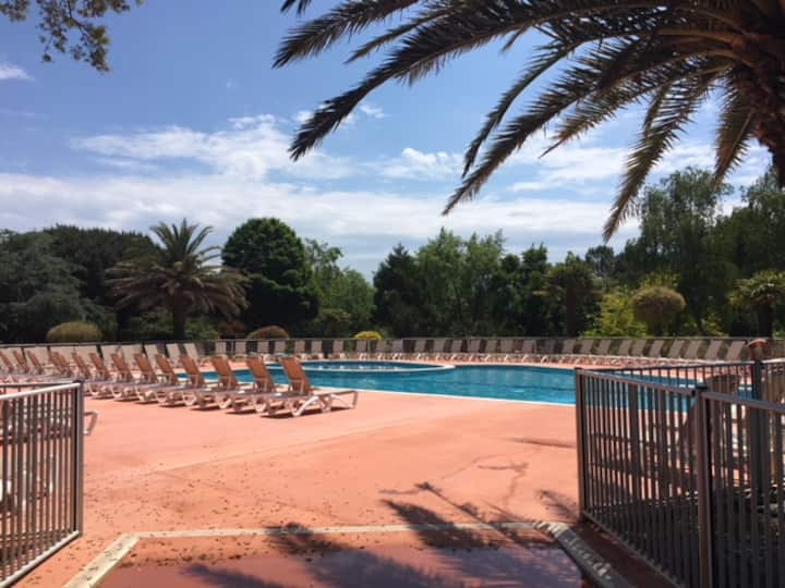 T2 Dans Résidence 3*** Avec Piscine - Messanges