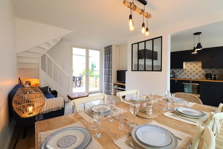 Maison Centre Ville Avec Jardin à 50m Des Falaises - Étretat
