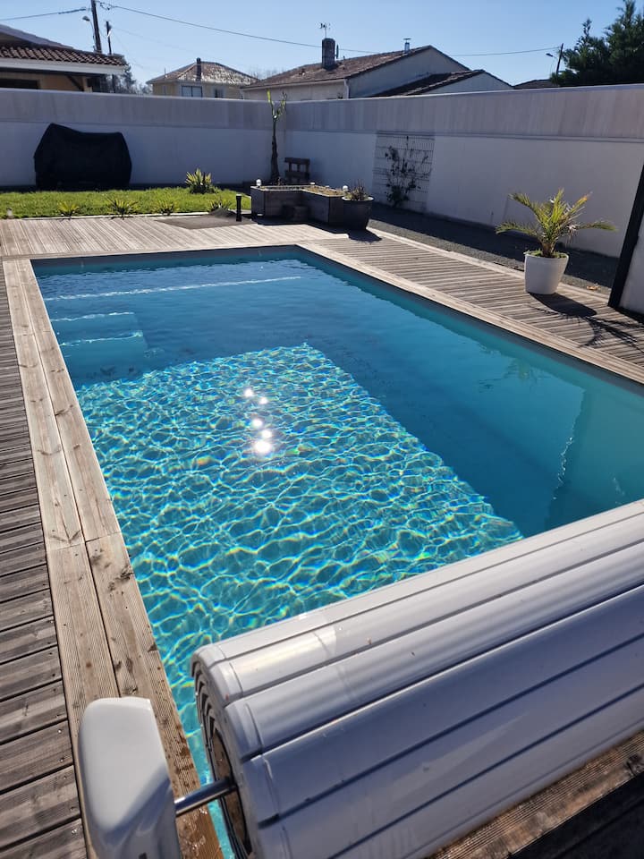 Maison Avec Piscine 3 Chambres - Saint-Médard-en-Jalles