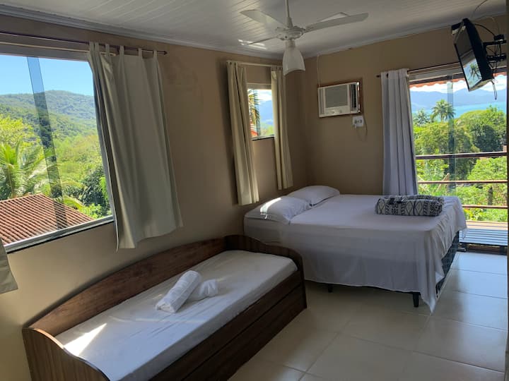 Suíte Paraíso Das Flores ( Vista Mar ) - Ilha Grande