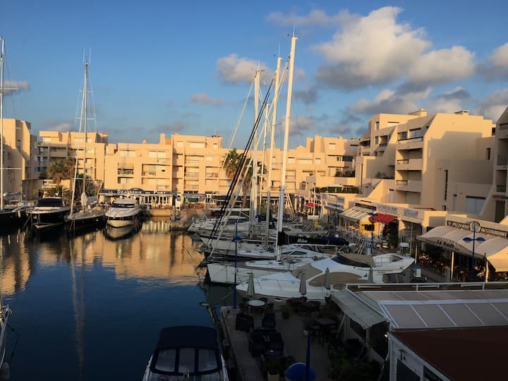 Spacieux T2 Port Bormes Vue Mer Piscine Parking - Bormes-les-Mimosas