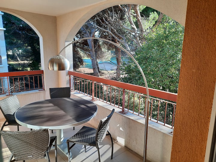 3 Pièces Full Option - Piscine Xxl - Proche Mer - Mandelieu-La Napoule