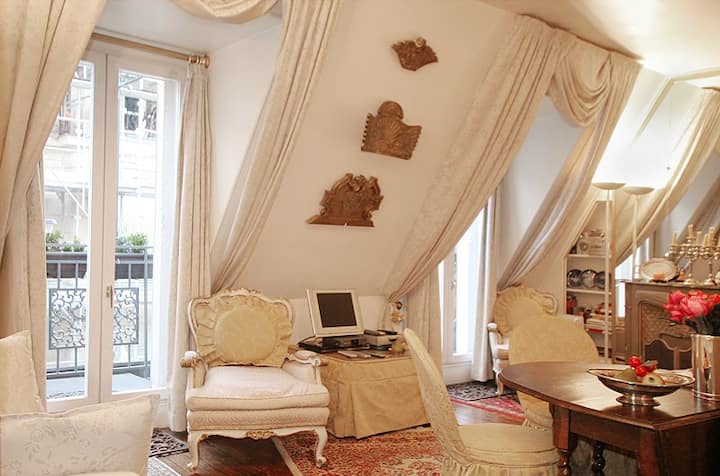 Classic Styled Studio - Ac And Terrasse - Marais - Saint-Ouen